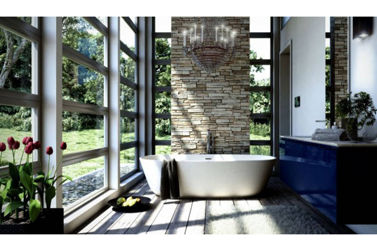 Vonios kambario interjeras - Modernus vonios interjeras | Domoplius.lt